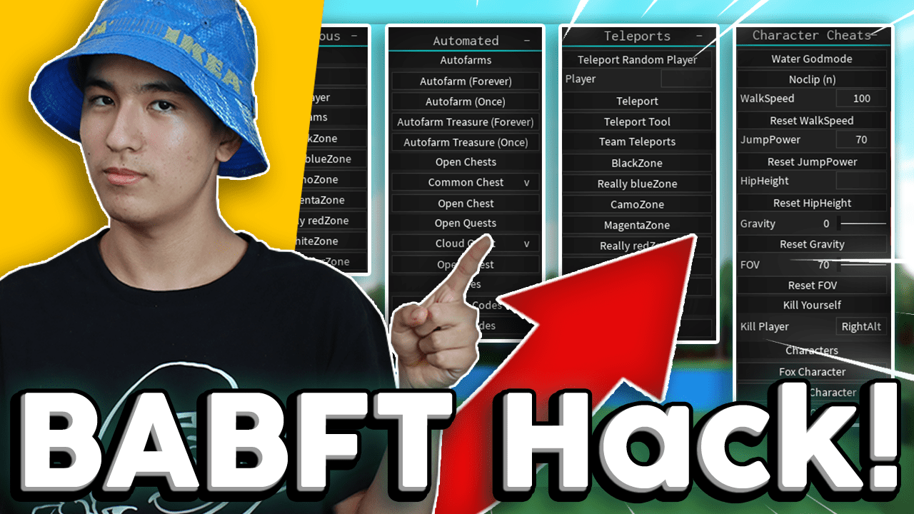 BABFT Roblox Build a Boat For Treasure Autofarm GUI